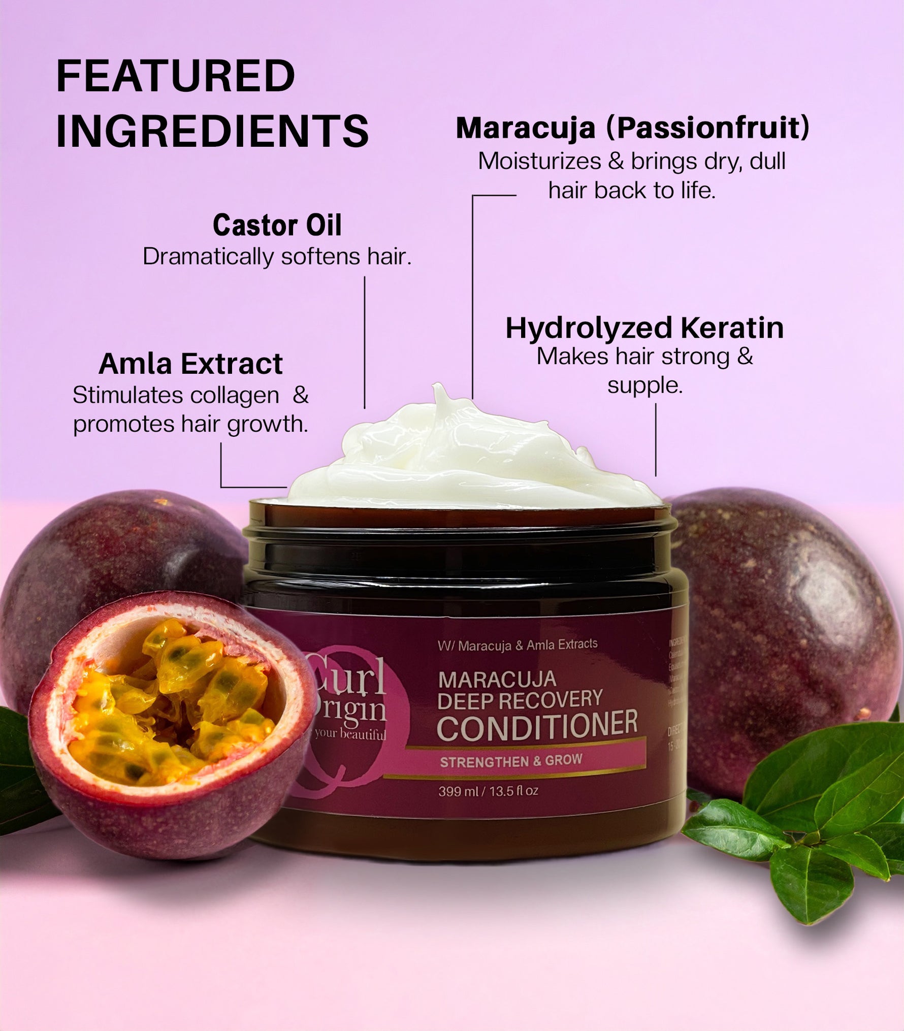 maracuja deep recovery conditioner – Curl Origin
