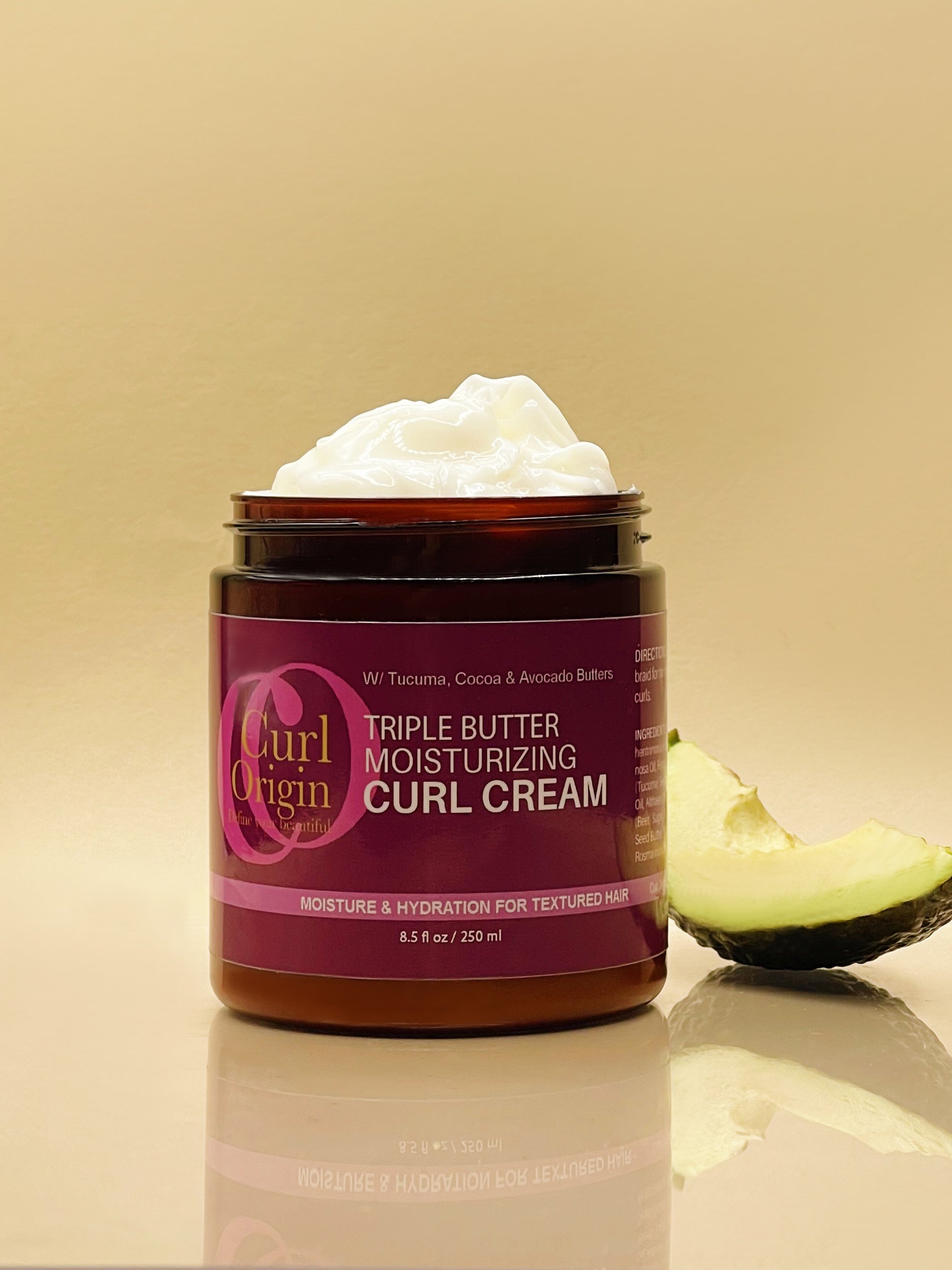 triple butter moisturizing curl cream – Curl Origin